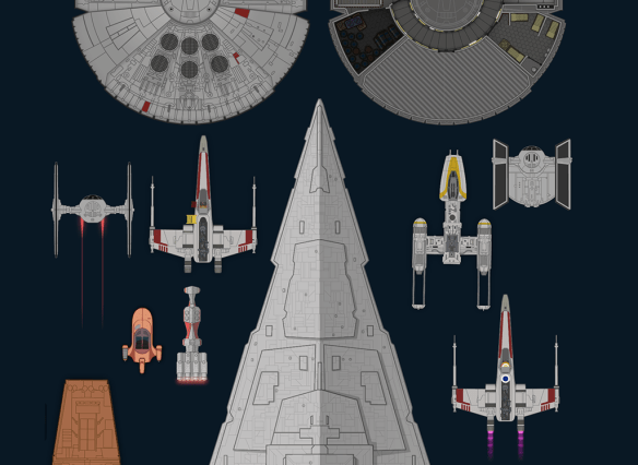 Star Wars Episode IV: the 400-feet-long infographic | 5W Blog